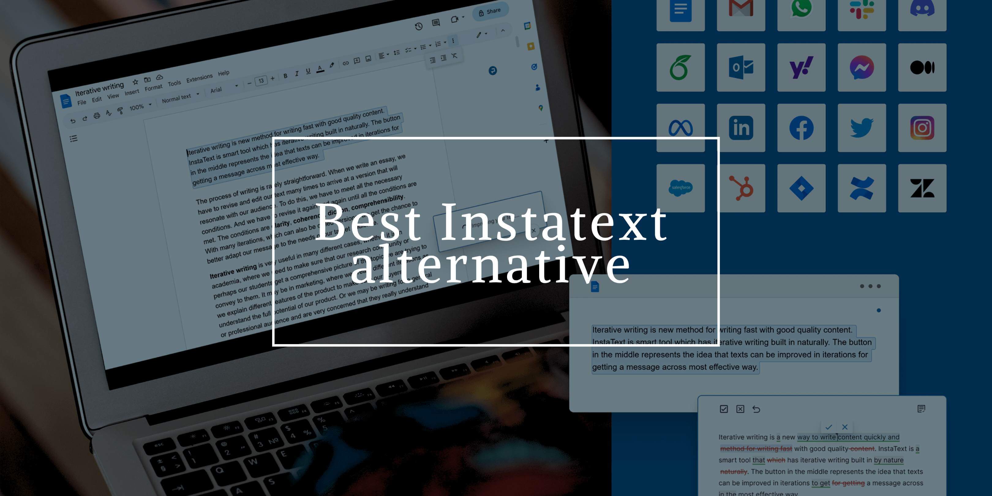 Top 4 InstaText Alternatives for Content Editing | PopWebTools